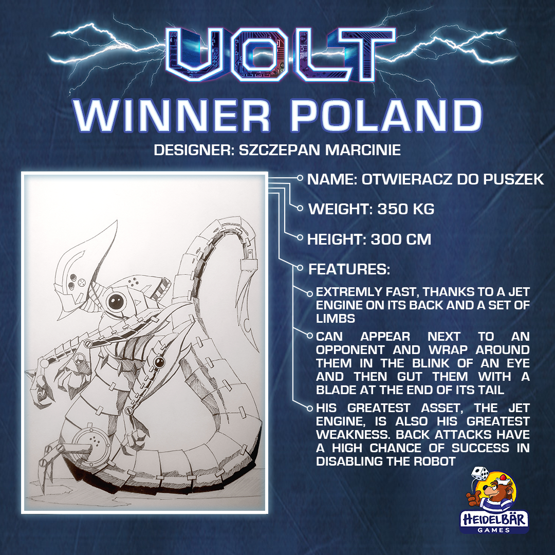 VOLT Robot Design Contest Winners + Map Editor – HeidelBÄR Games: Home