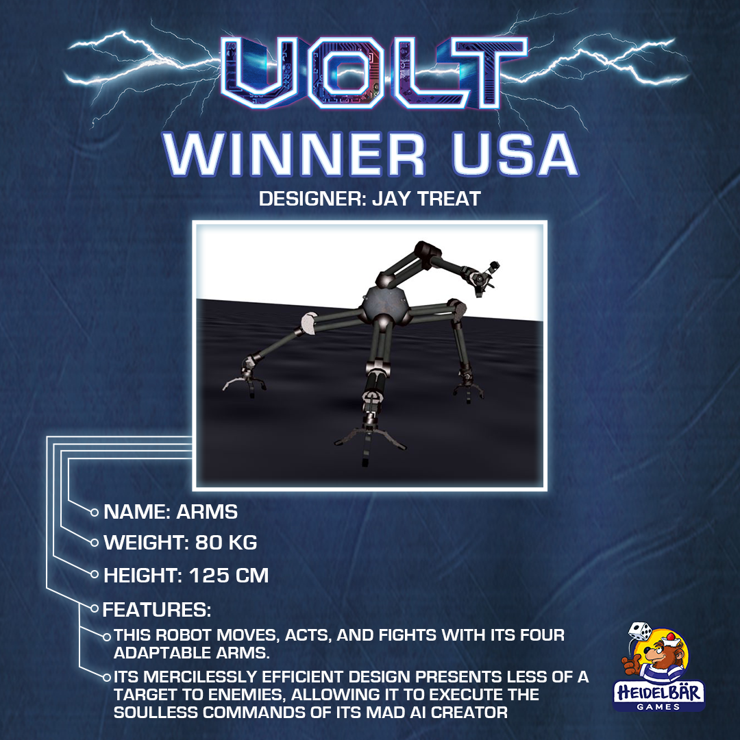 VOLT Robot Design Contest Winners + Map Editor – HeidelBÄR Games: Home